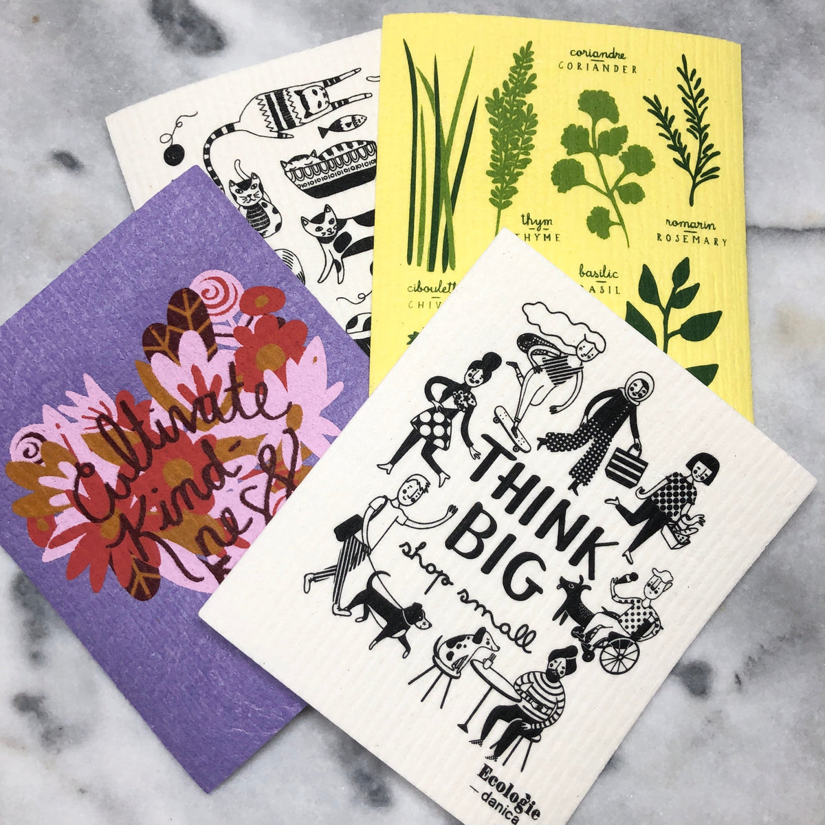 Swedish Eco-Sponge – Kitchen Cat Textiles