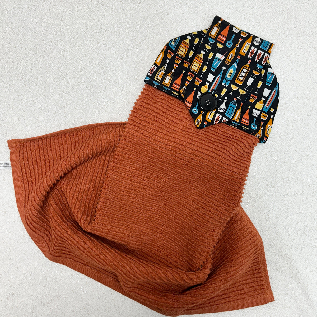 Where is the Bar? Rust – Kitchen Cat Textiles